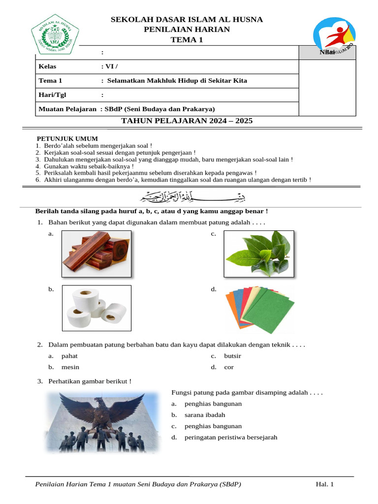 PH SBDP T1 TH 24-25 | PDF