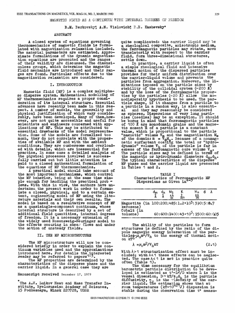 Berkovsky 1980 | PDF