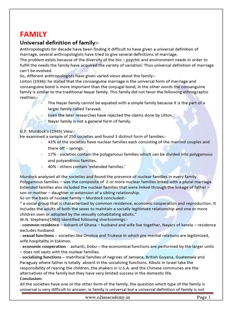 Family 1 | PDF