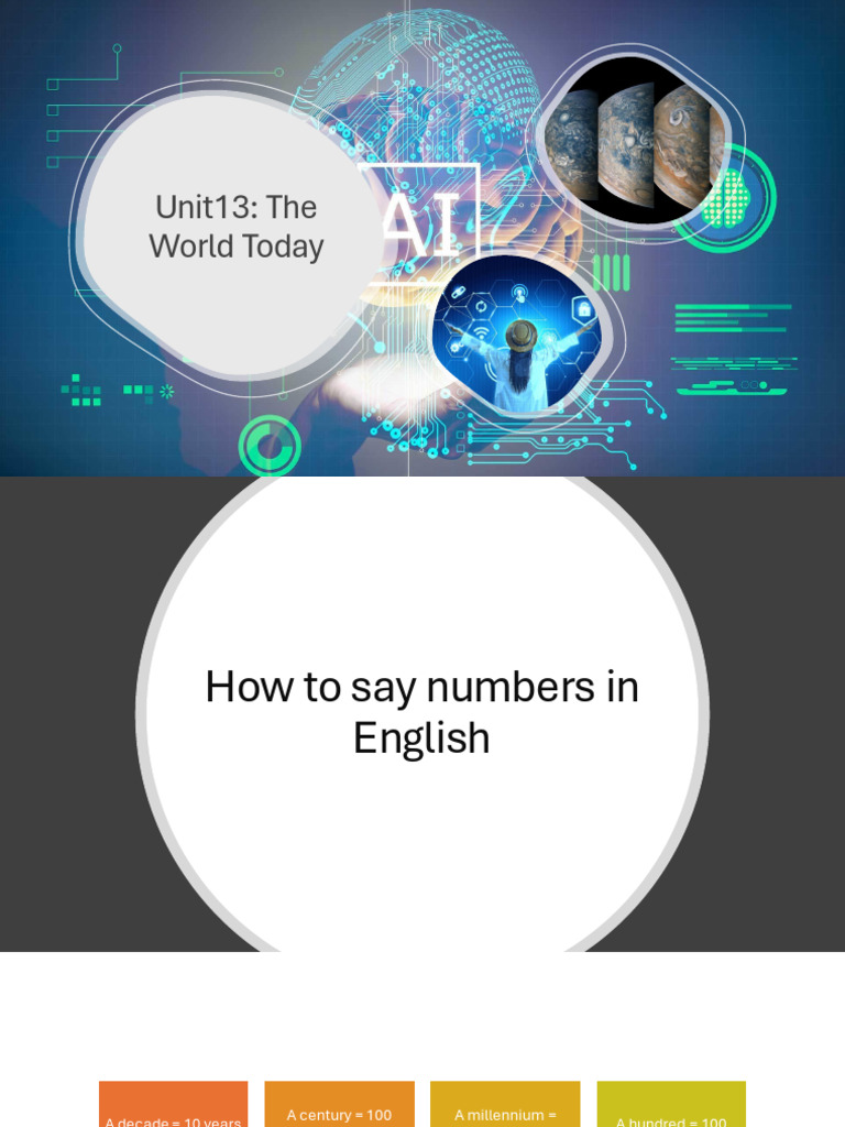 Unit 12 The World Today | PDF
