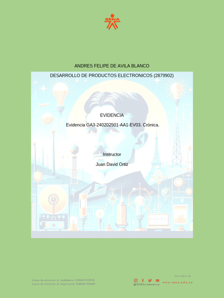 Evidencia GA3-240202501-AA1-EV03. Crónica. | PDF