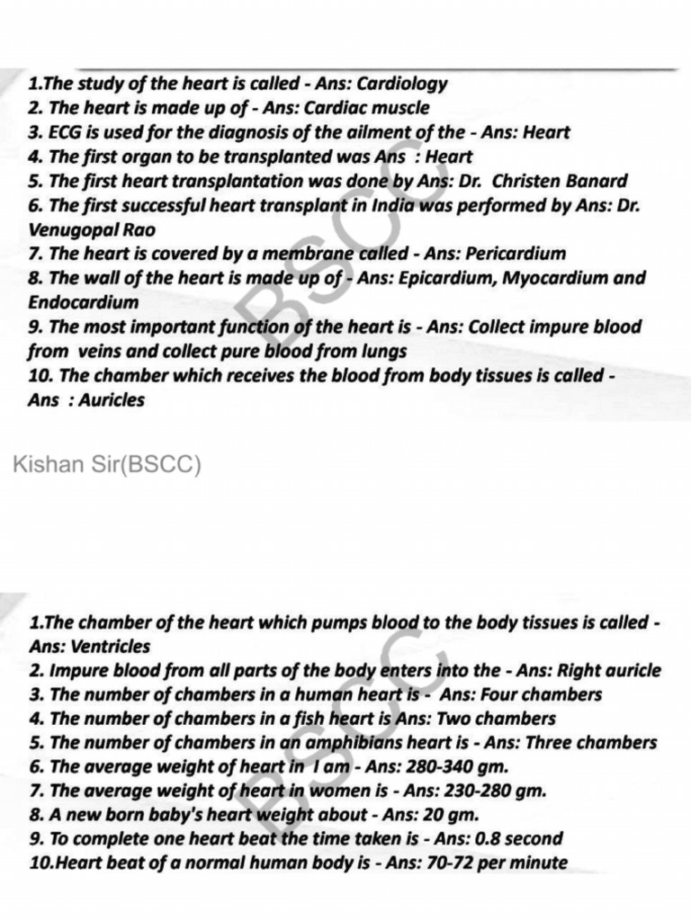 Biology One Liner | PDF