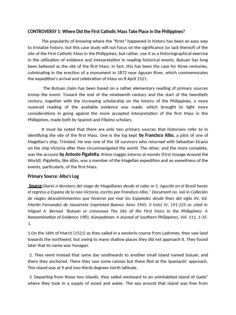 Site of The First Mass | PDF