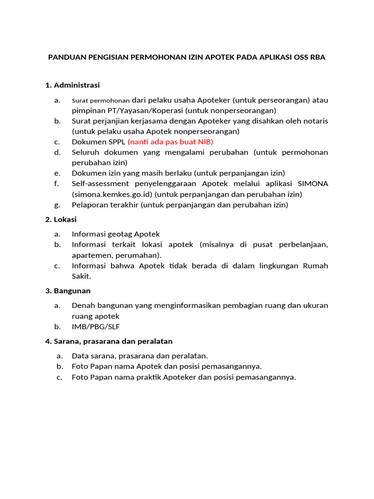 Panduan Oss Untuk Apotek Dan Tob | PDF