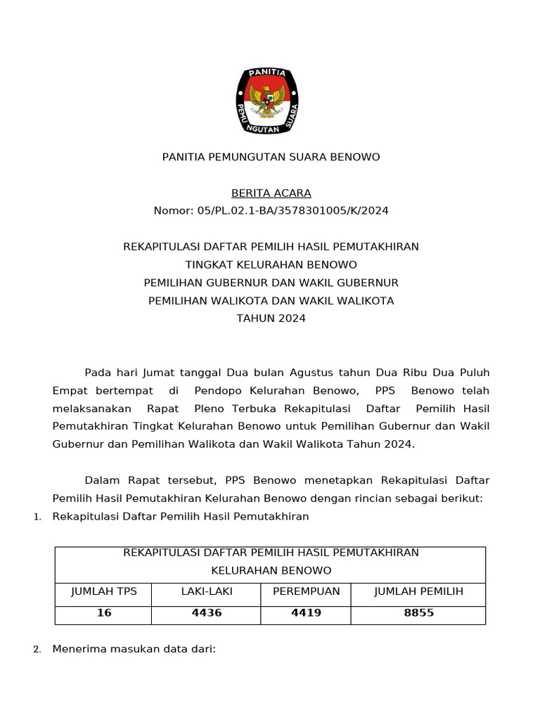 05 - Ba DPHP - Untuk Pps | PDF