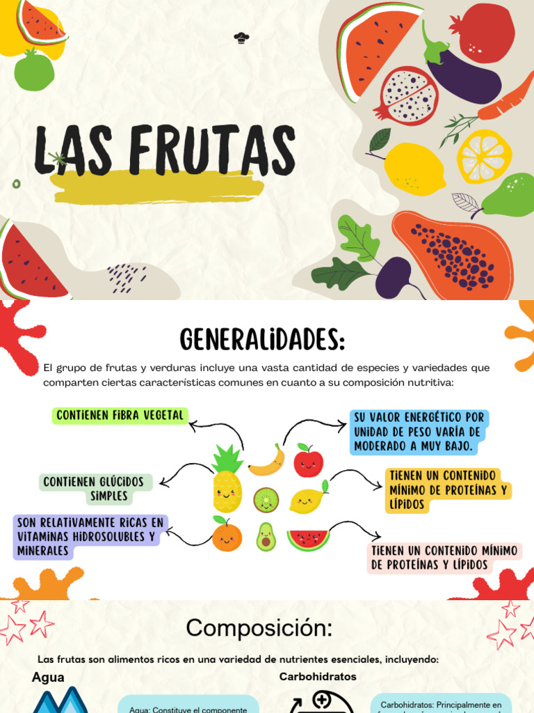 Beneficios y Composición de las Frutas | PDF | Fruta | Salud y bienestar