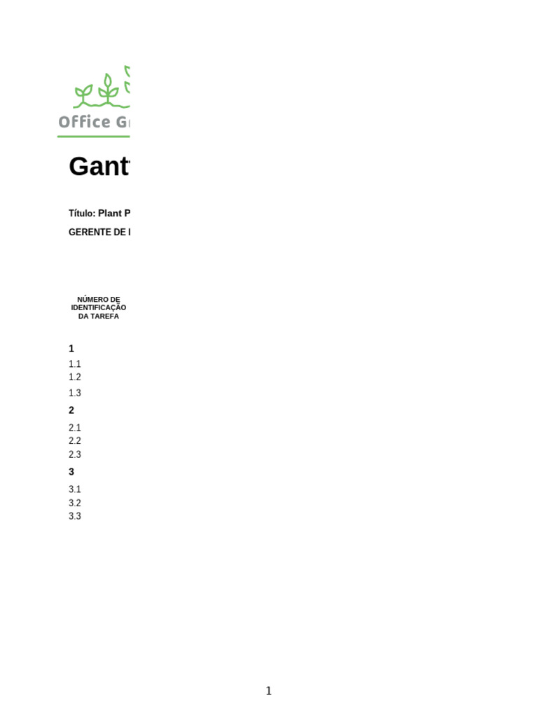 Gantt Chart - Plant Pals | PDF