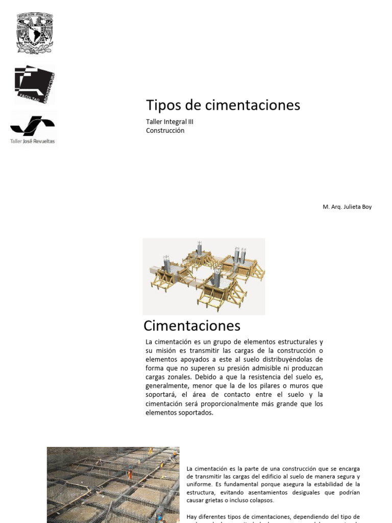TIPOS DE CIMENTACION 1 | PDF
