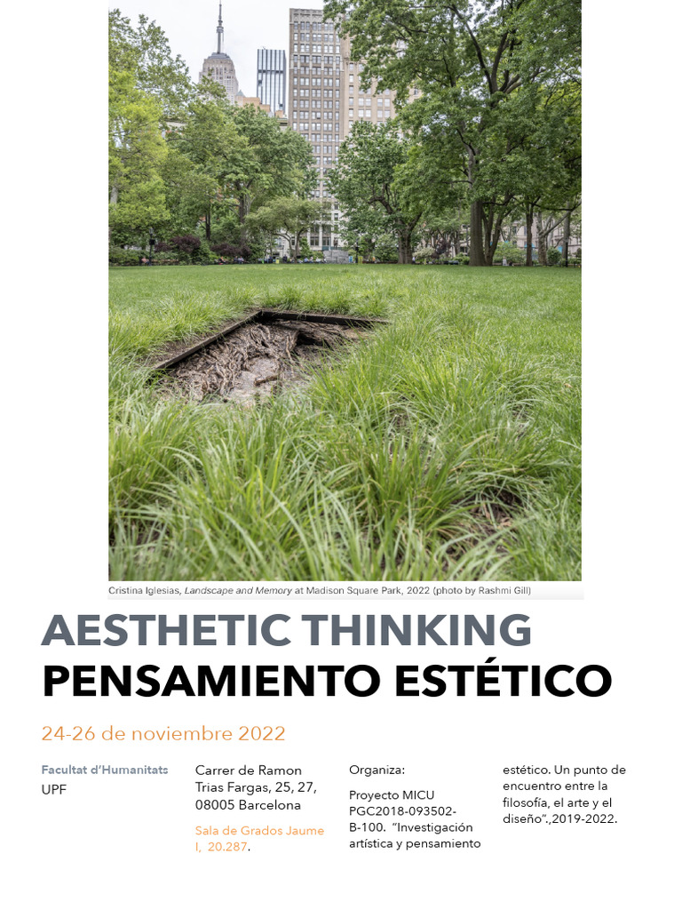 Aesthetic Thinking | PDF