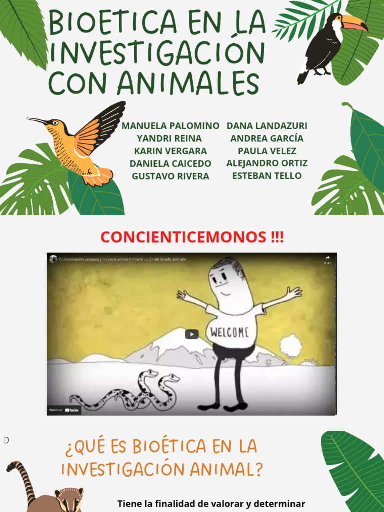 Biología en La Investigación Con Animales | PDF | Bioética | Salud y ...