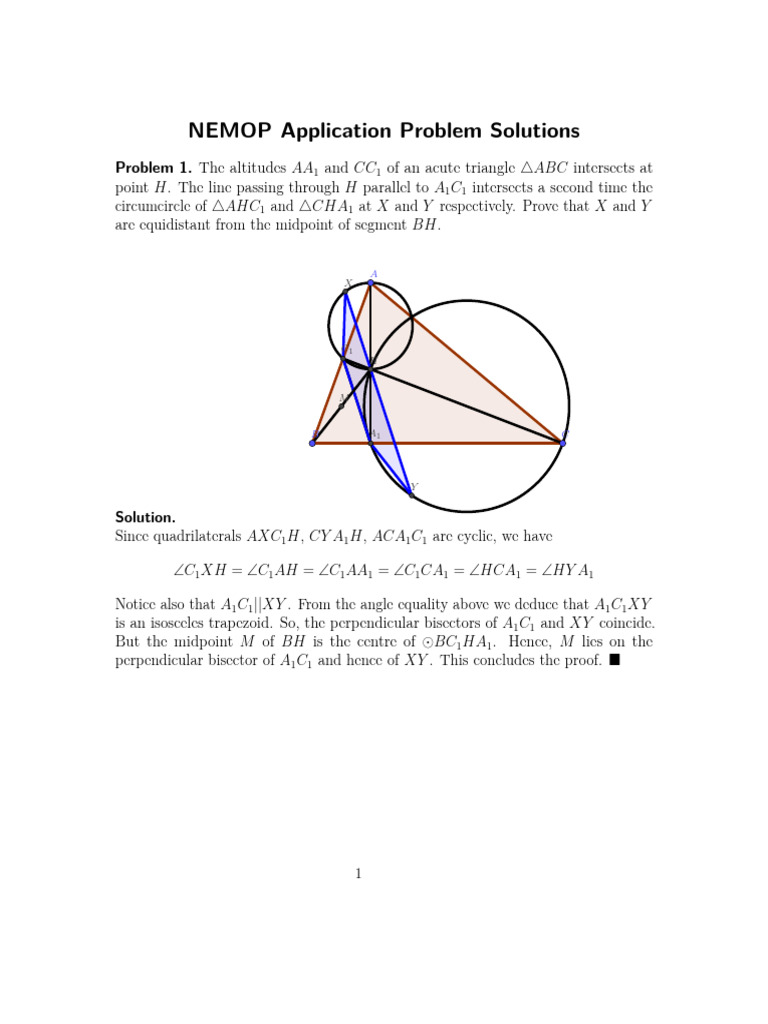 NEMOP Application Solutions Revised | PDF