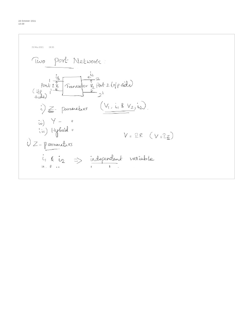 Two Port Network | PDF Two Port Network | PDF