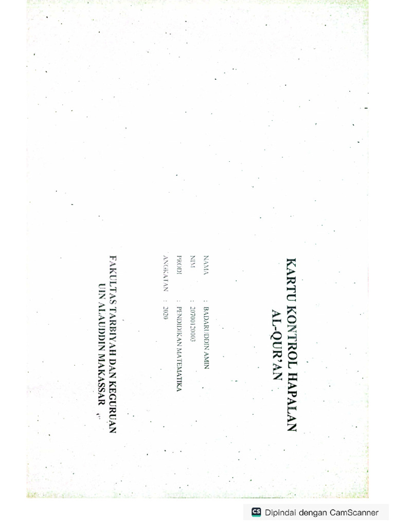 Hafalan - Badaruddin Amin | PDF