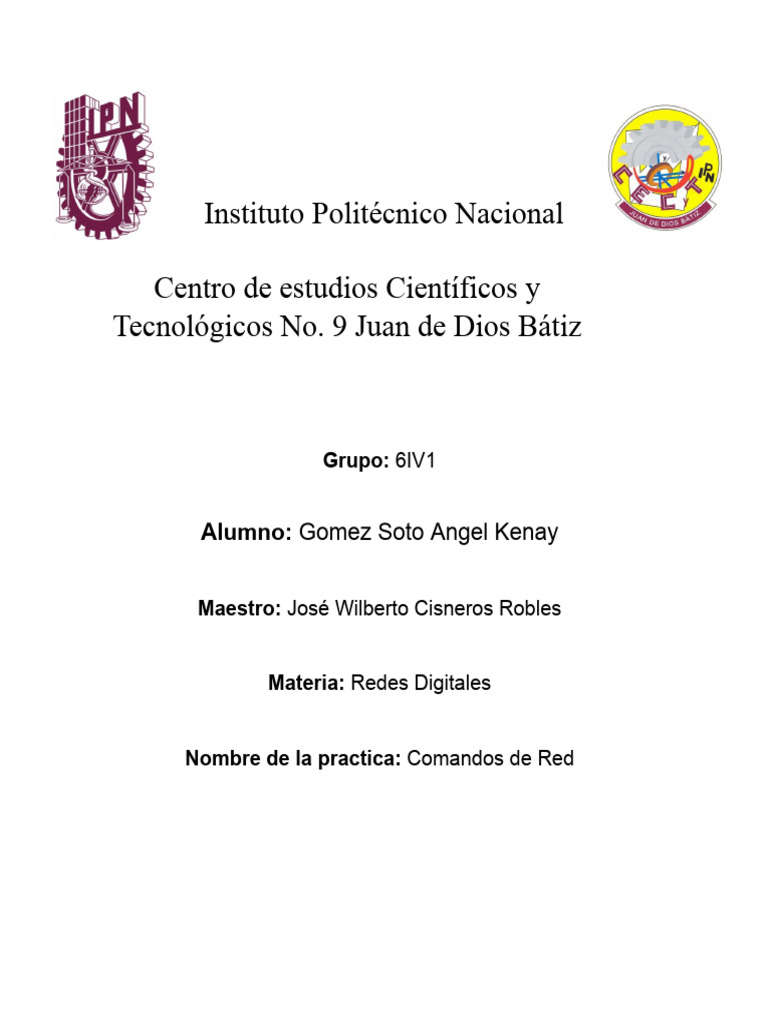 Comandos de Red | PDF Comandos de Red | PDF