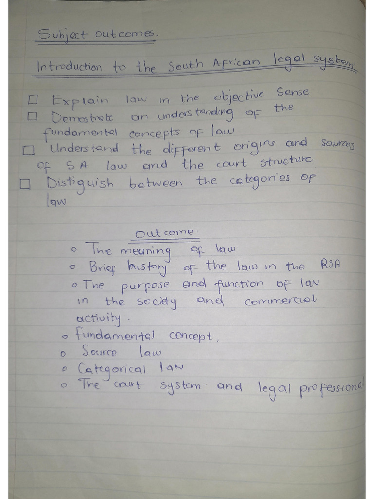 Intro To Law Part 1 | PDF