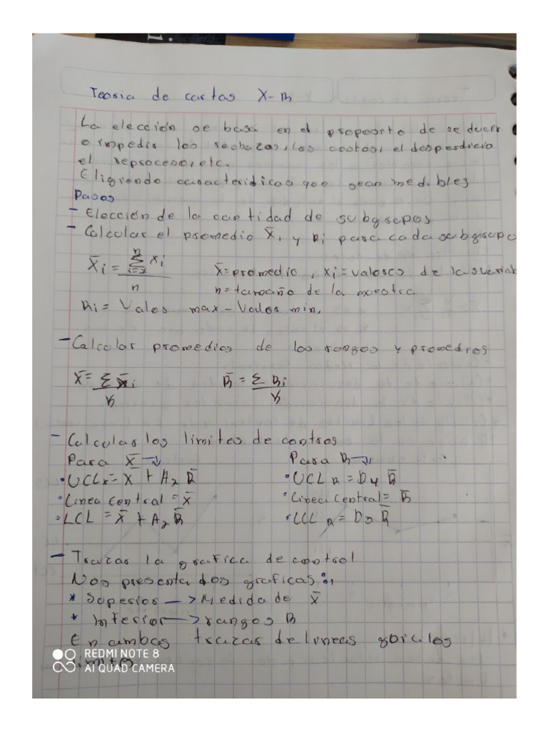 Act. 1 Teoria Cartas X-r | PDF