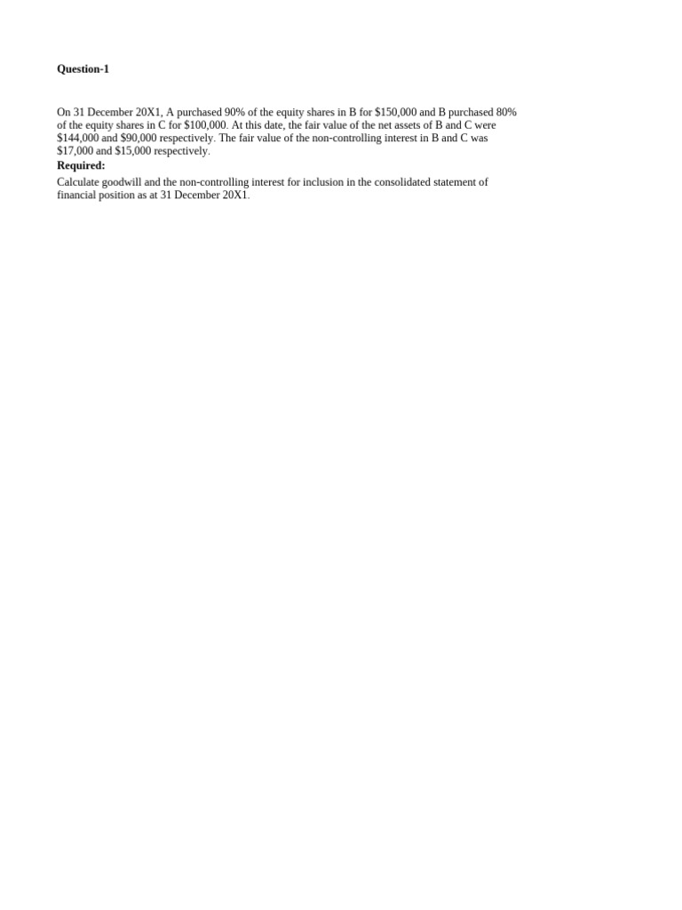Consolidation Complex Structure Questions | PDF