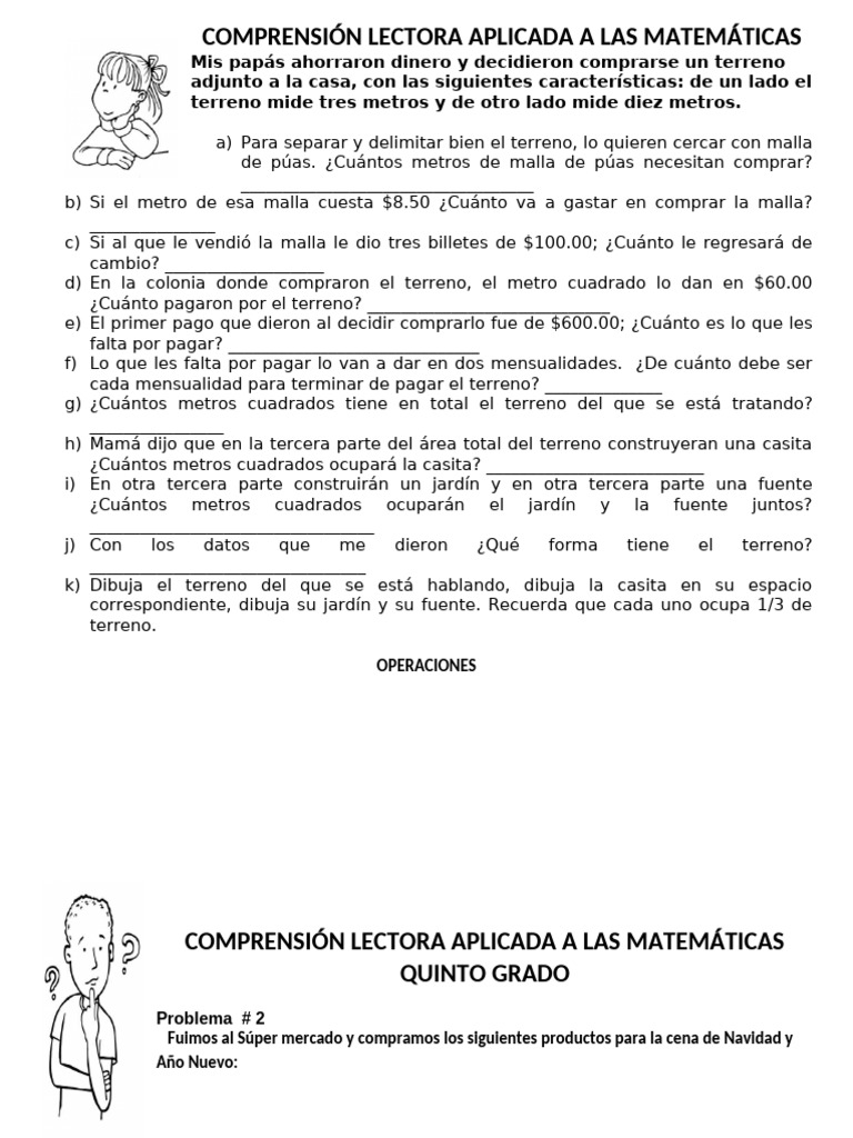 Comprension Lectora Aplicada A Las Matem | PDF