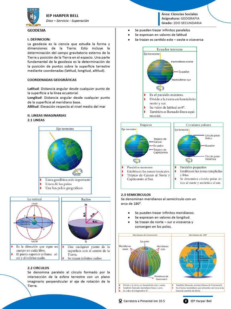 geodesia 1ero | PDF