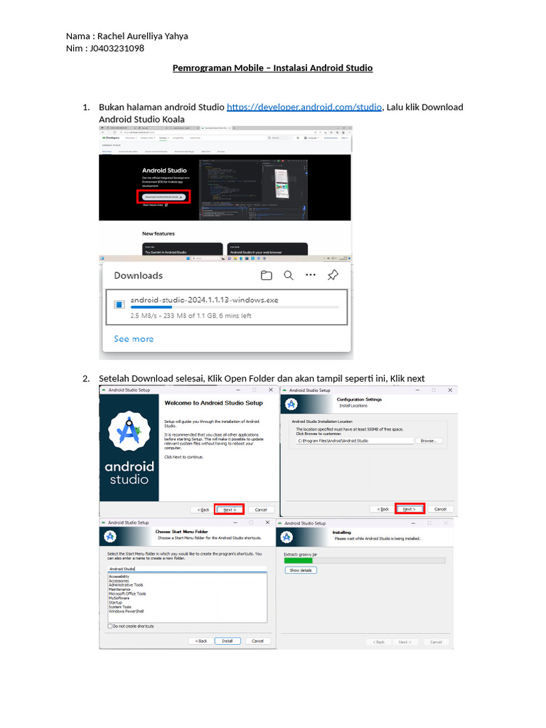 Instalasi Android Studio | PDF
