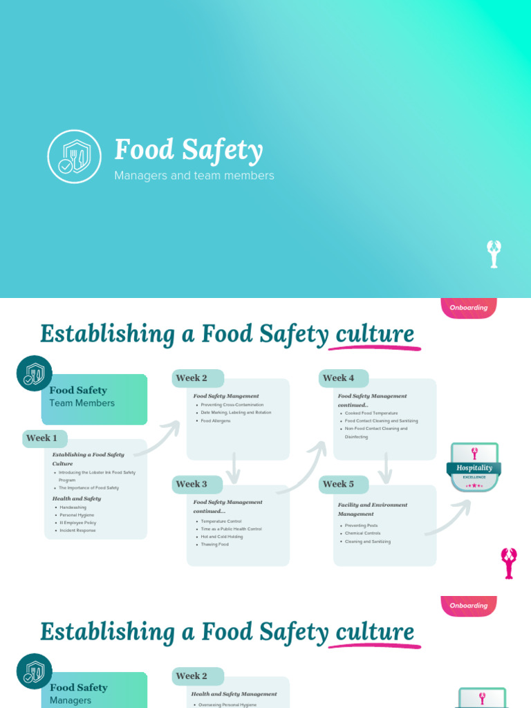 Assignment Recommendations Food Safety | PDF
