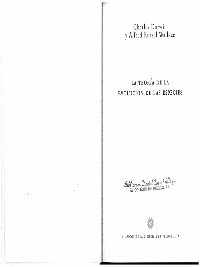 02-1 Darwin, Charles y Alfred Russel Wallace - La Teoría de La ...