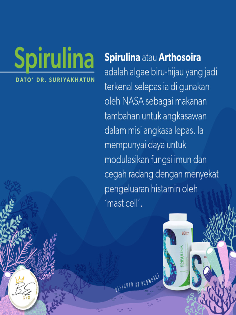 SPIRULINA by Dato' Dr. Su | PDF | Molecular Biophysics | Structural Biology