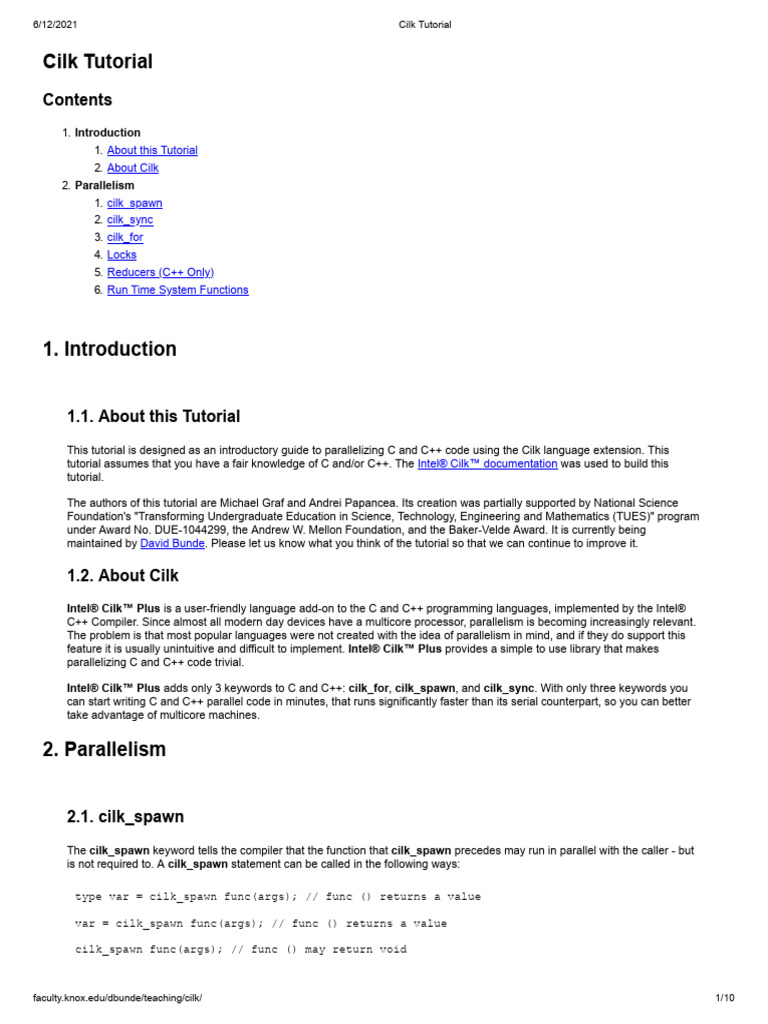 CILK | PDF
