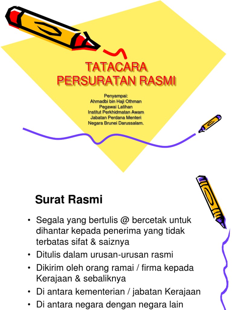 Tatacara Persuratan | PDF