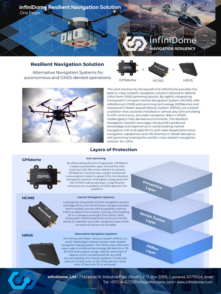 Resilient Navigation Solution ONE PAGER | PDF