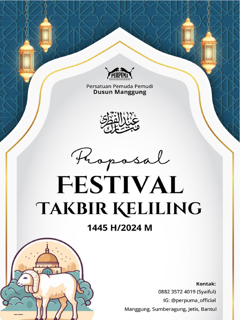 Festival Takbir Keliling Idul Adha 2024 | PDF | Abrahamic Religions ...