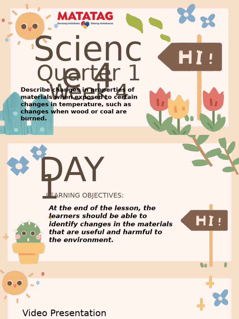 Science4 Q1 Week4 PPT MATATAG @edumaymay | PDF