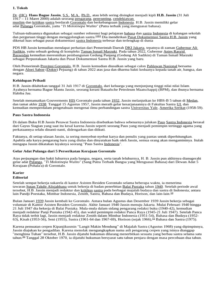 Materi 1 Tokoh Dan Ejaan | PDF