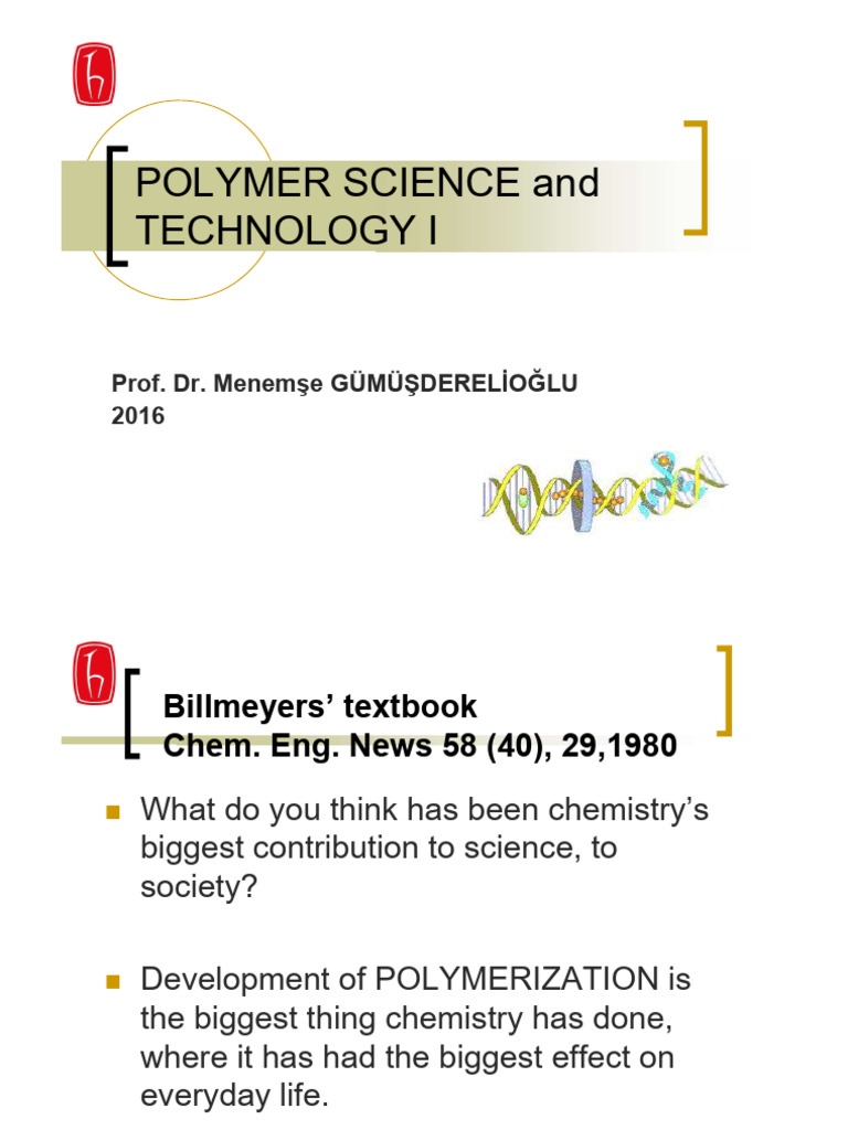Polymer Ders Bilgi Paketi | PDF