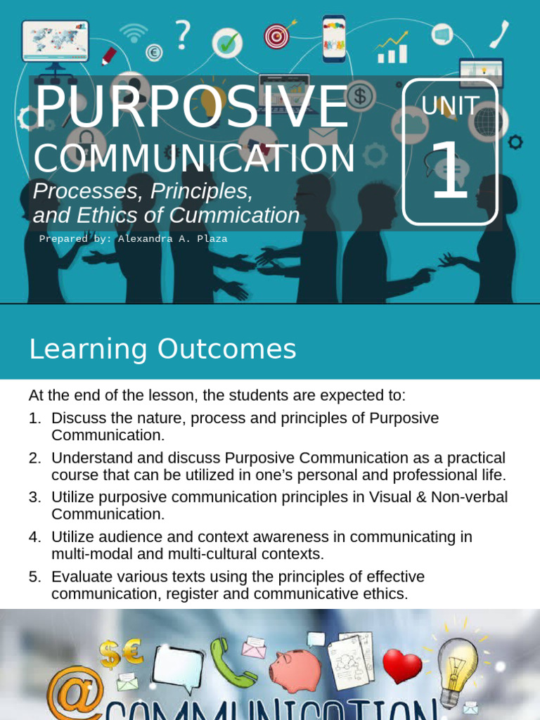 Purposive Communication | PDF