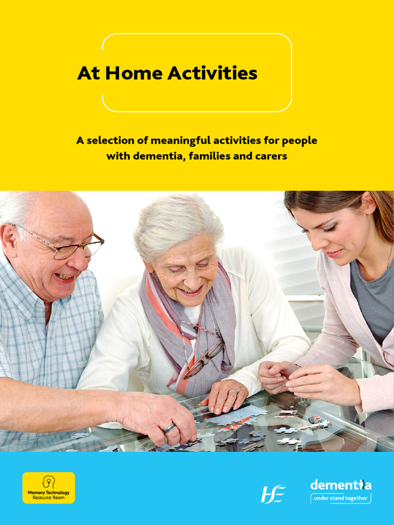 At Home Activities For People With Dementia Families and Carers | PDF