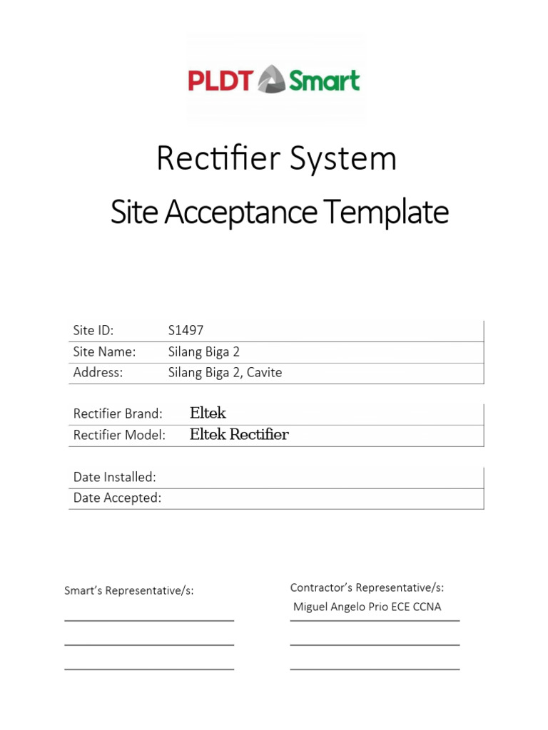 Silang Biga 2 Rectifier System Report | PDF | Rectifier | Mains Electricity