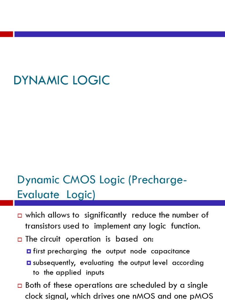 Mod3 Dynamic Logic | PDF