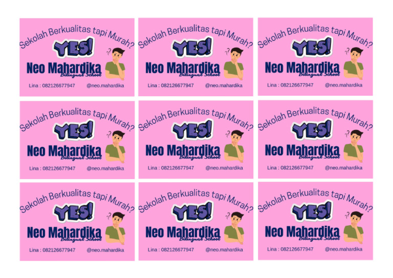 Stiker Slogan Neo | PDF