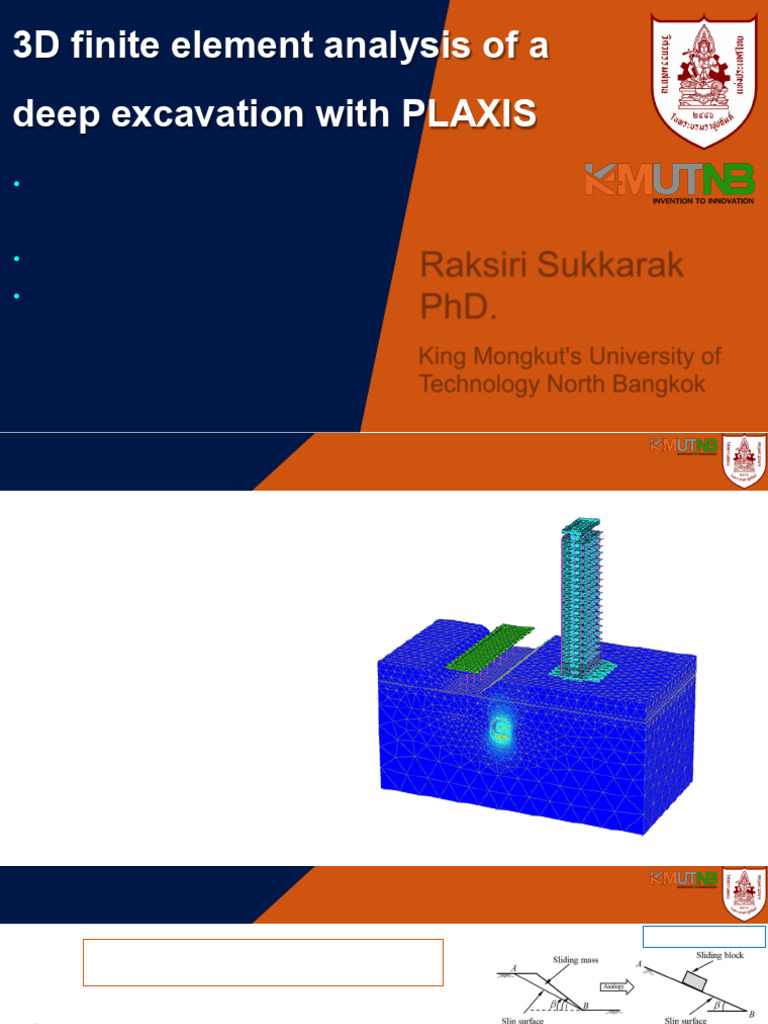 3.EIT-3D Deep Excavation PLAXIS | PDF