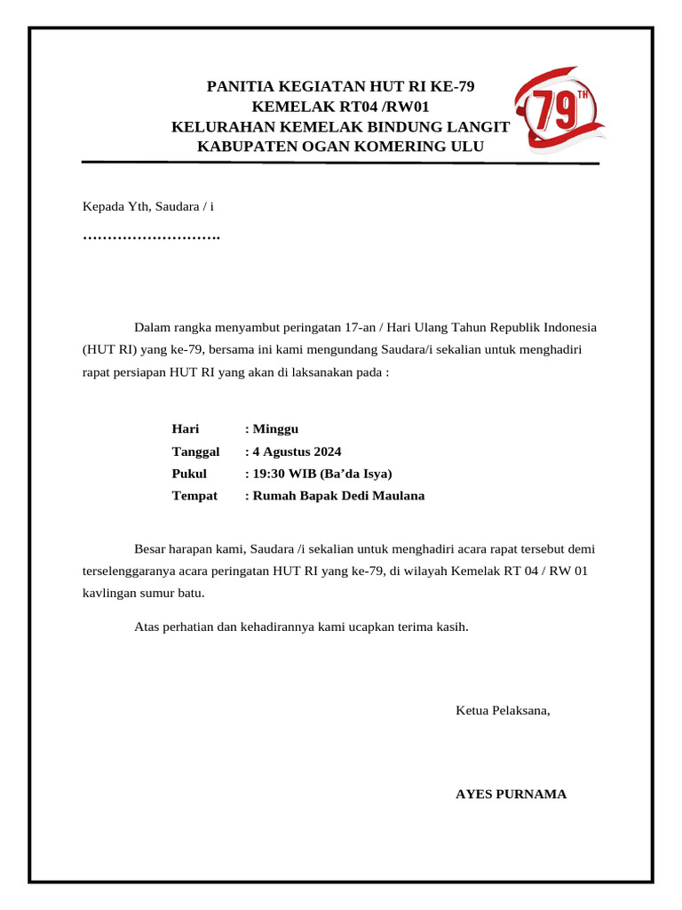 Undangan Muda Mudi | PDF