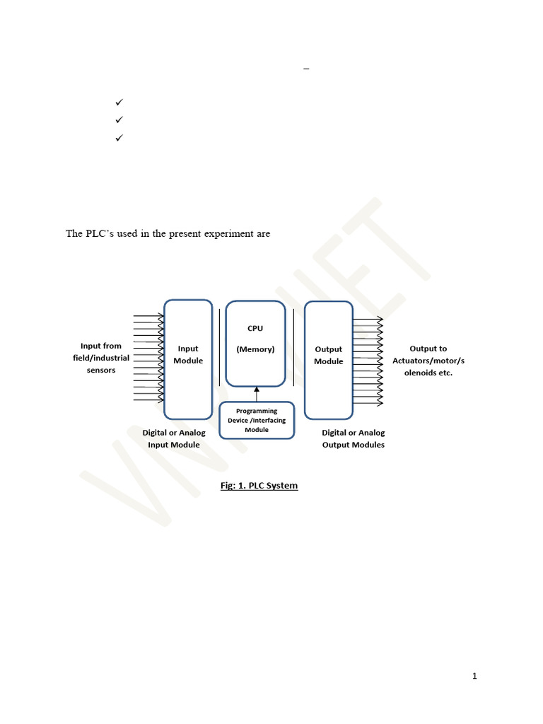 Exp 1-Merged | PDF | Programmable Logic Controller | Input/Output