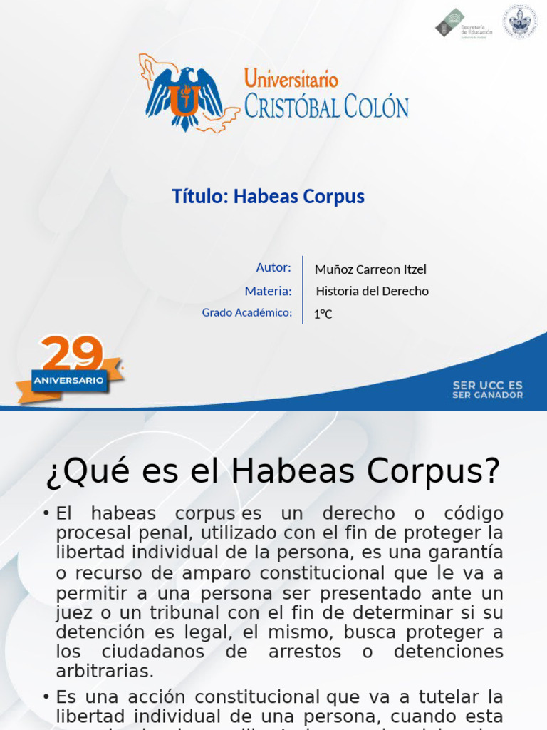 Habeas Corpus 2 | PDF