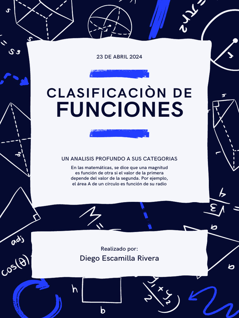 Clasificación de Funciones | PDF