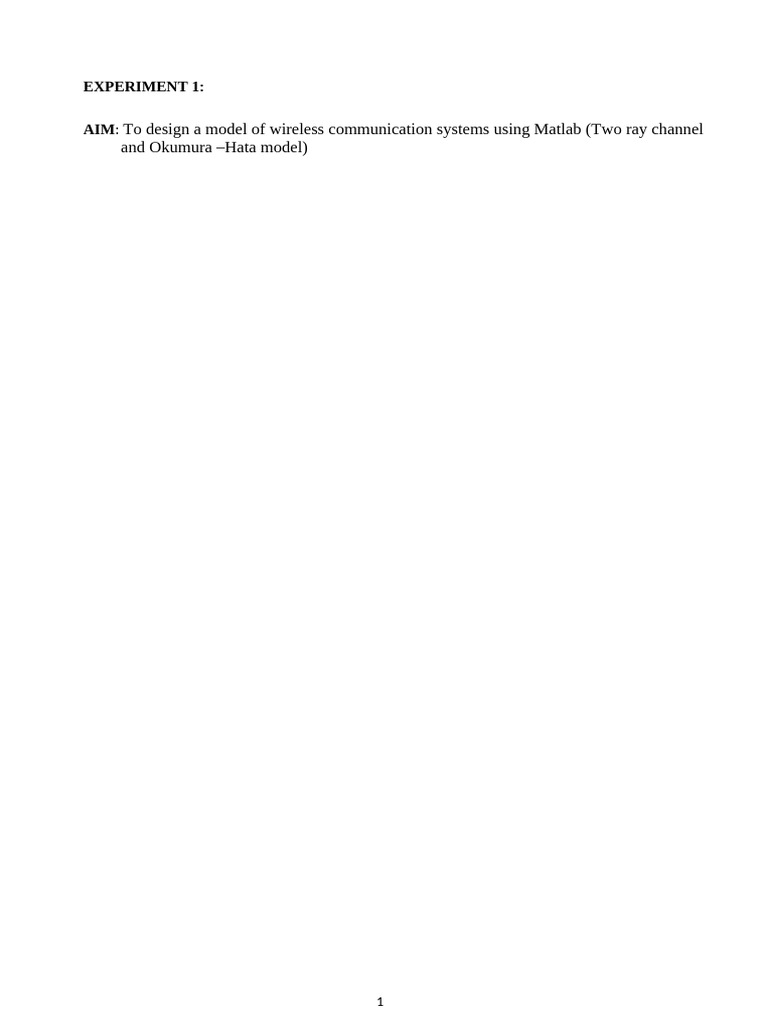 WC Lab Manual | PDF