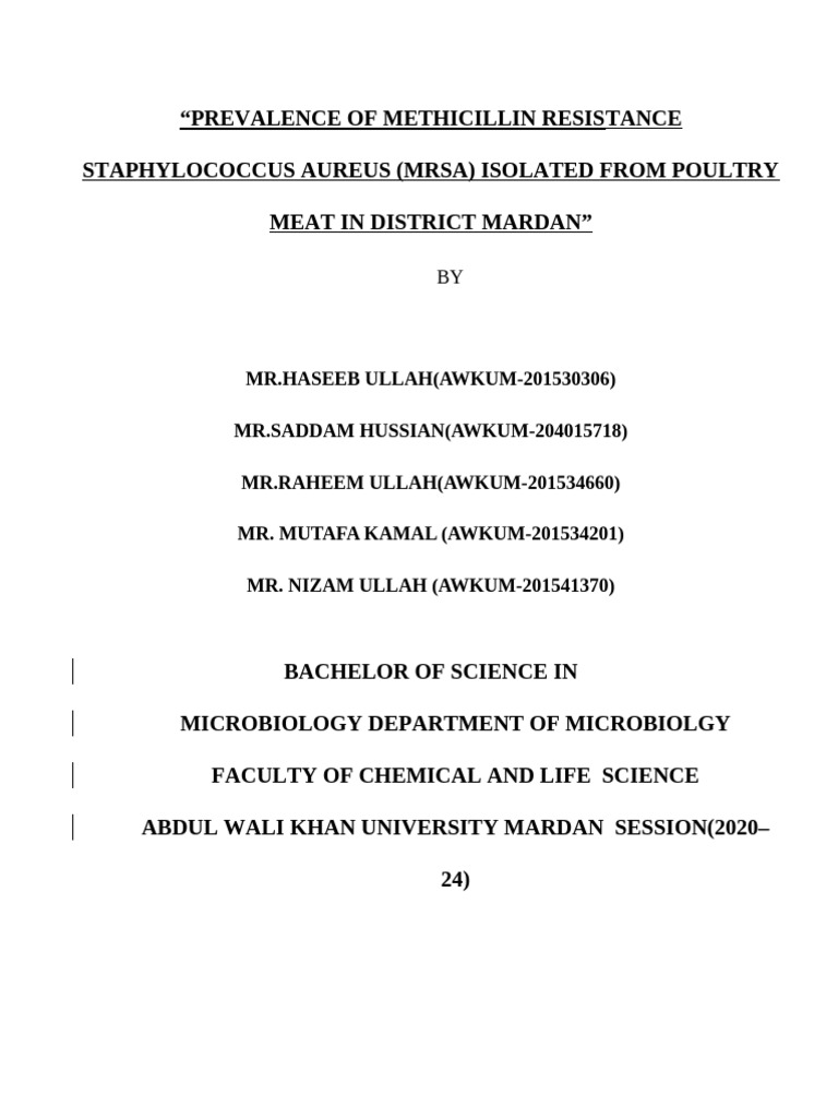 Microbiology Report | PDF