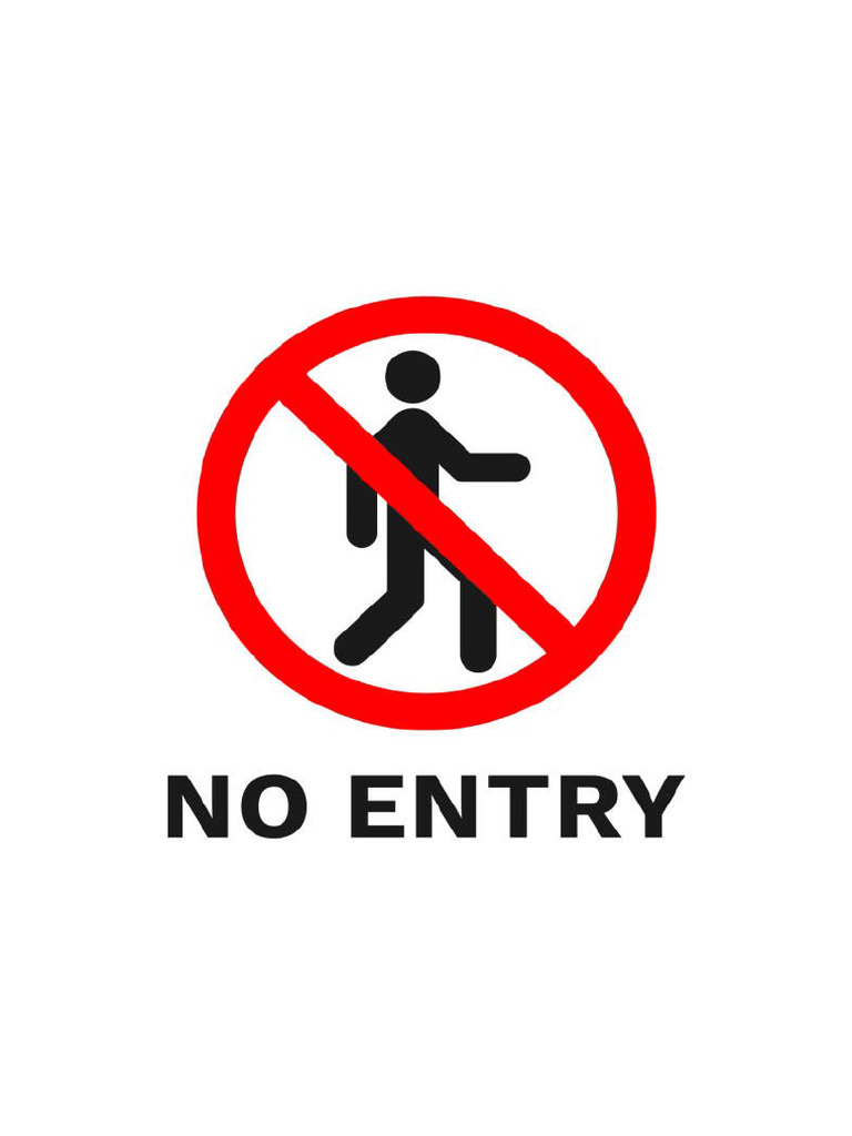 No Entry Logo | PDF