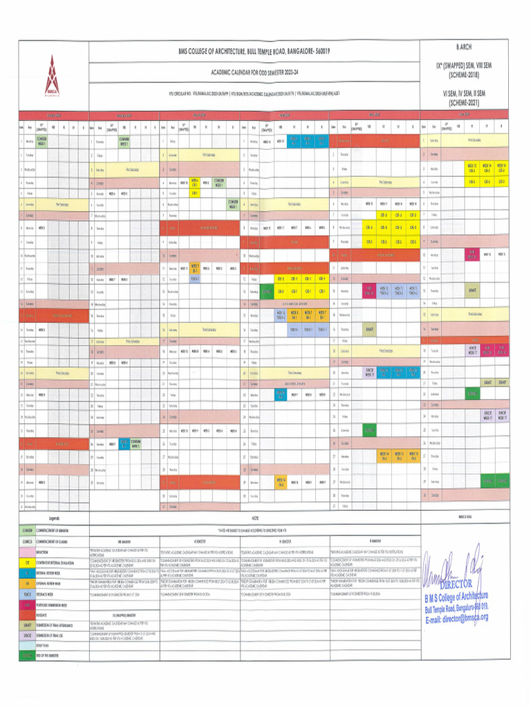 Academic_Calendar_even_2024 | PDF
