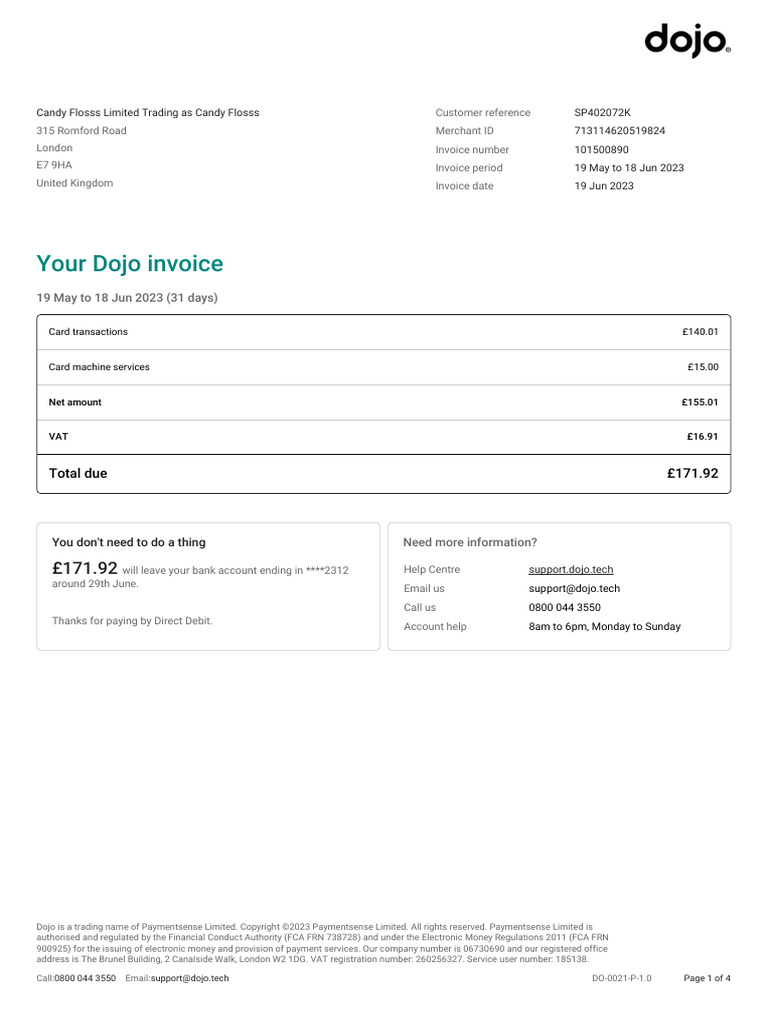 Dojo Statement | PDF