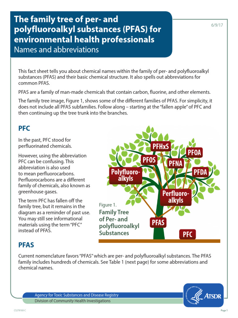 PFAS FamilyTree EnvHealthPro-508 | PDF